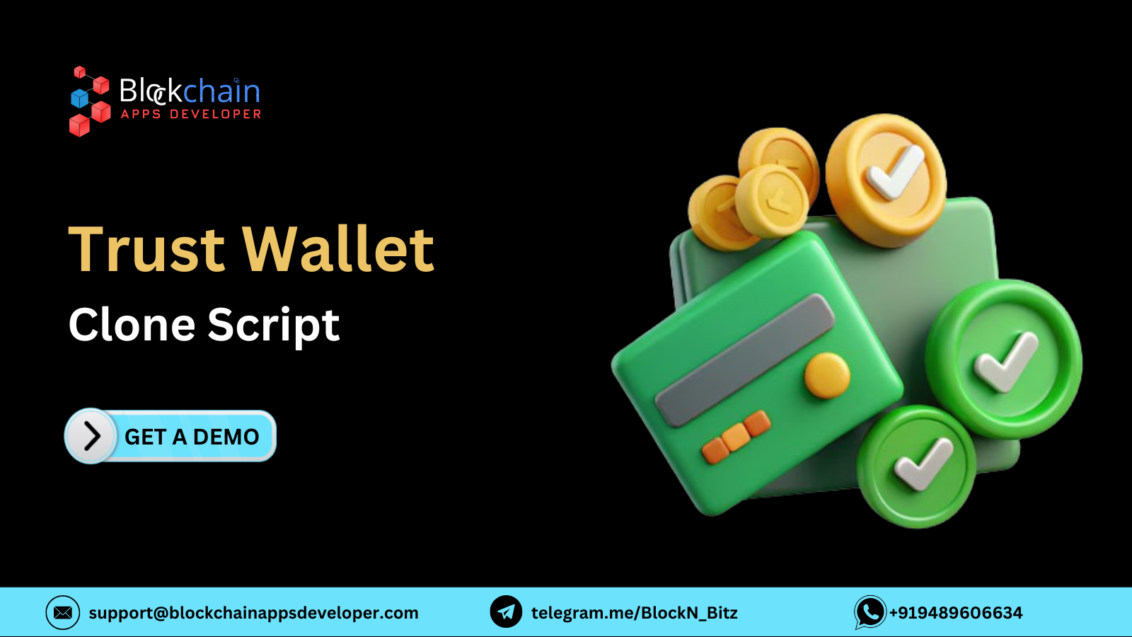 Trust Wallet Clone Script | Trust Wallet Clone App Development
